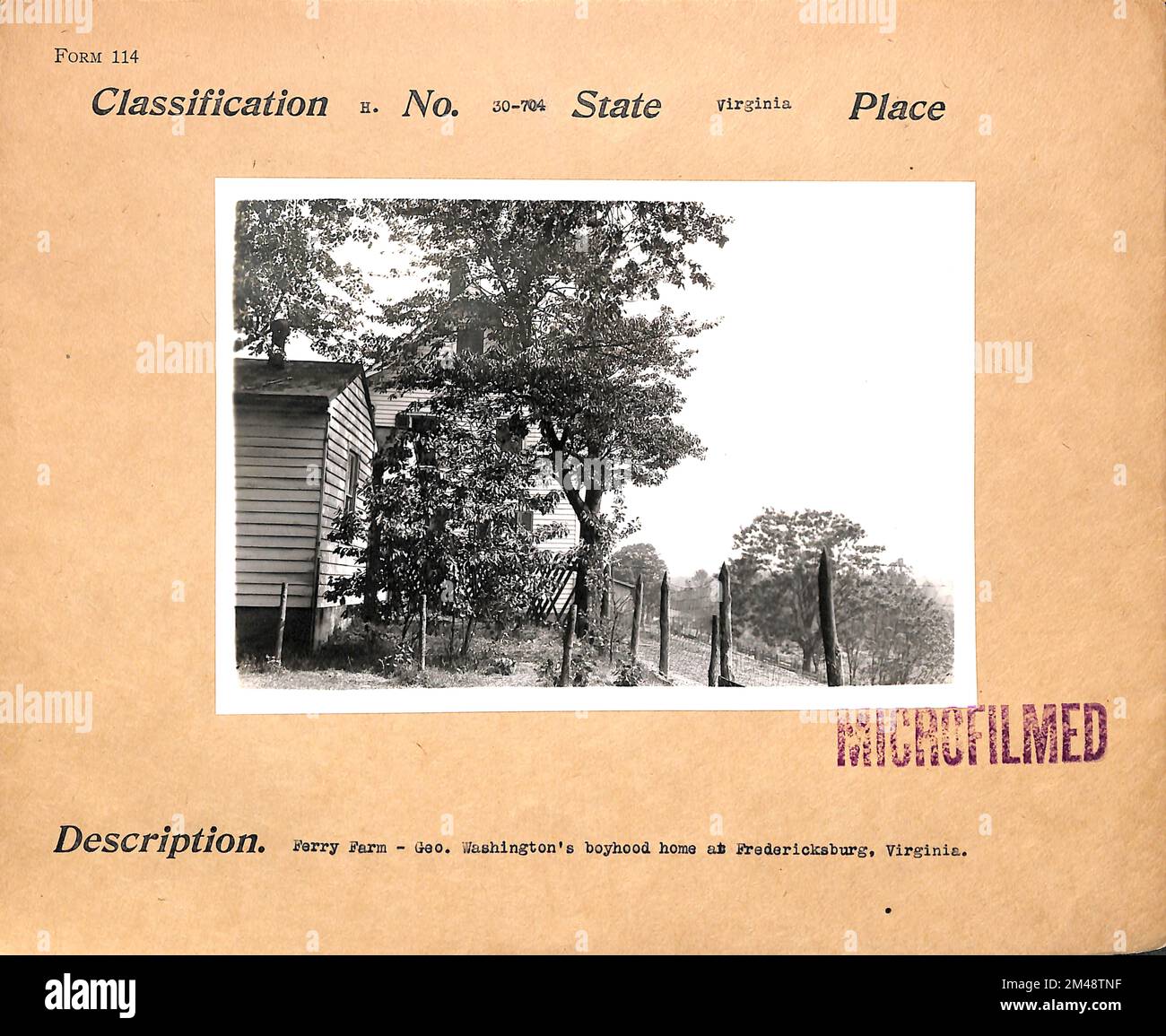 George washington’s ferry farm hi-res stock photography and images - Alamy