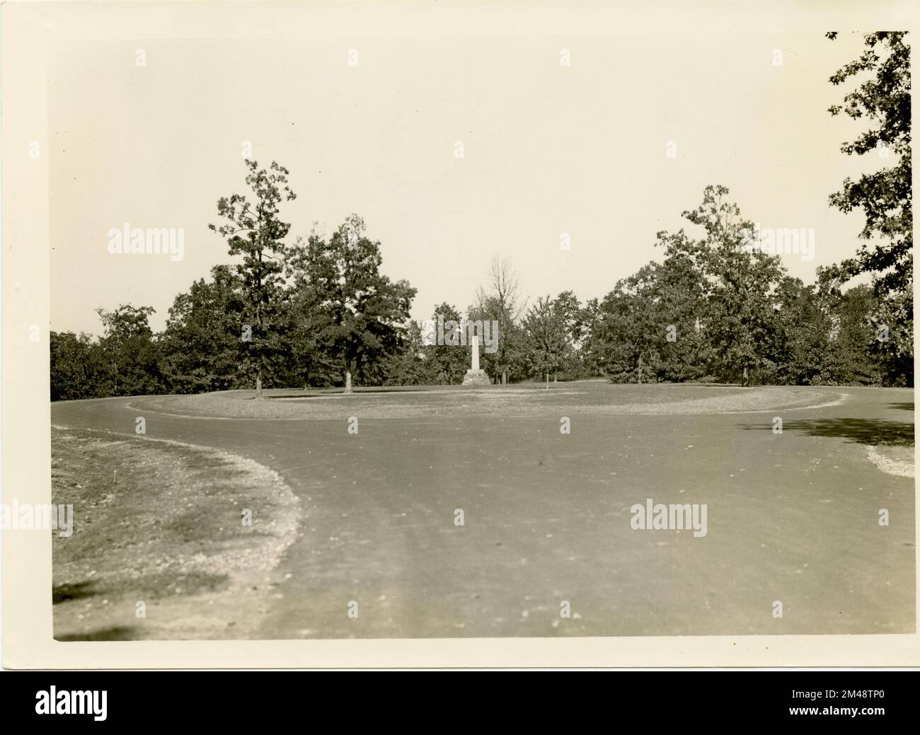General View of Monument to Meriwether Lewis in Meriwether Lewis ...
