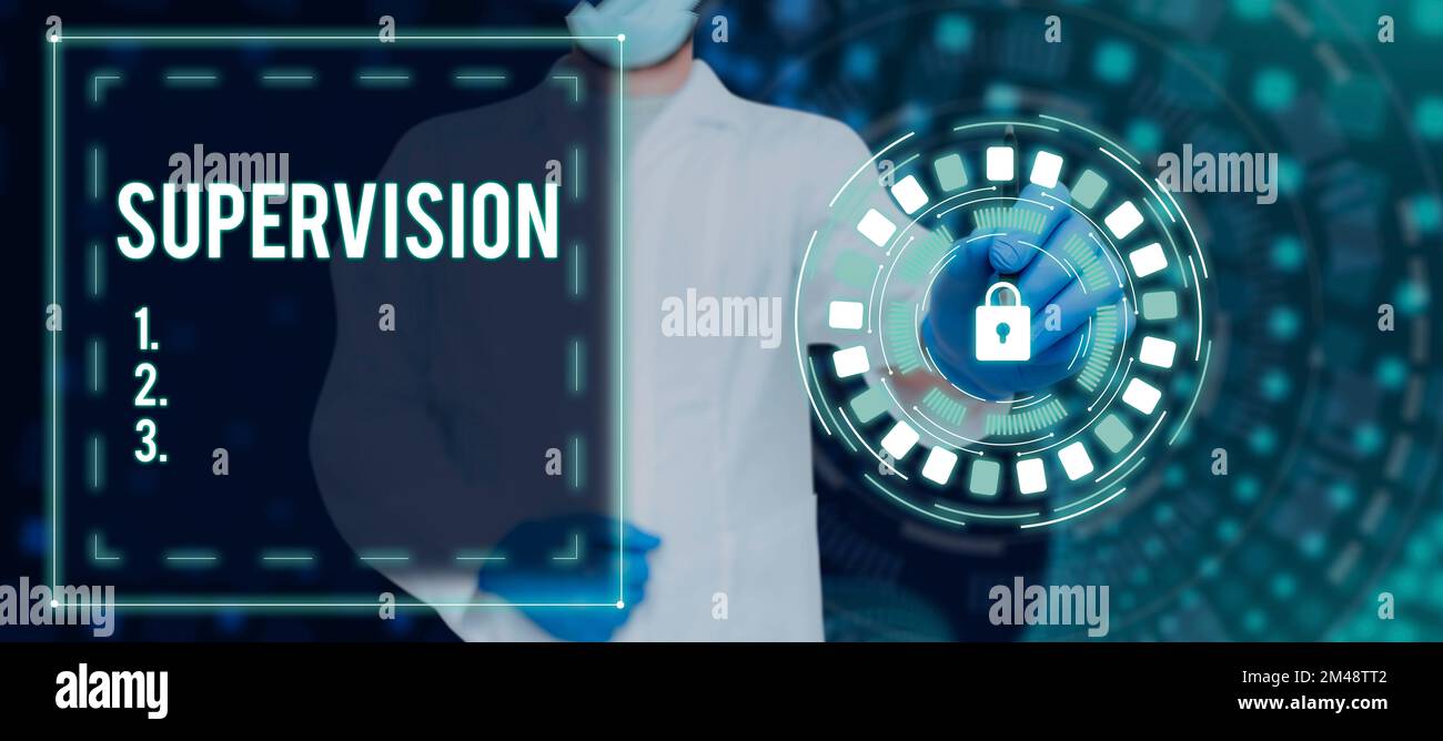 Conceptual display Supervision. Word for monitoring and coordinating ...