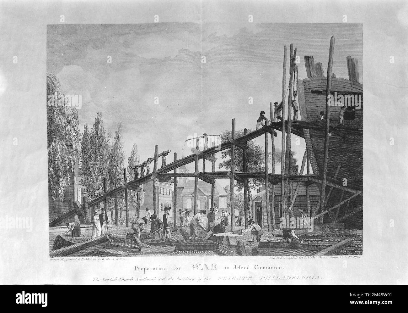 Preparation For War to Defend Commerce. Original caption: Preparation ...
