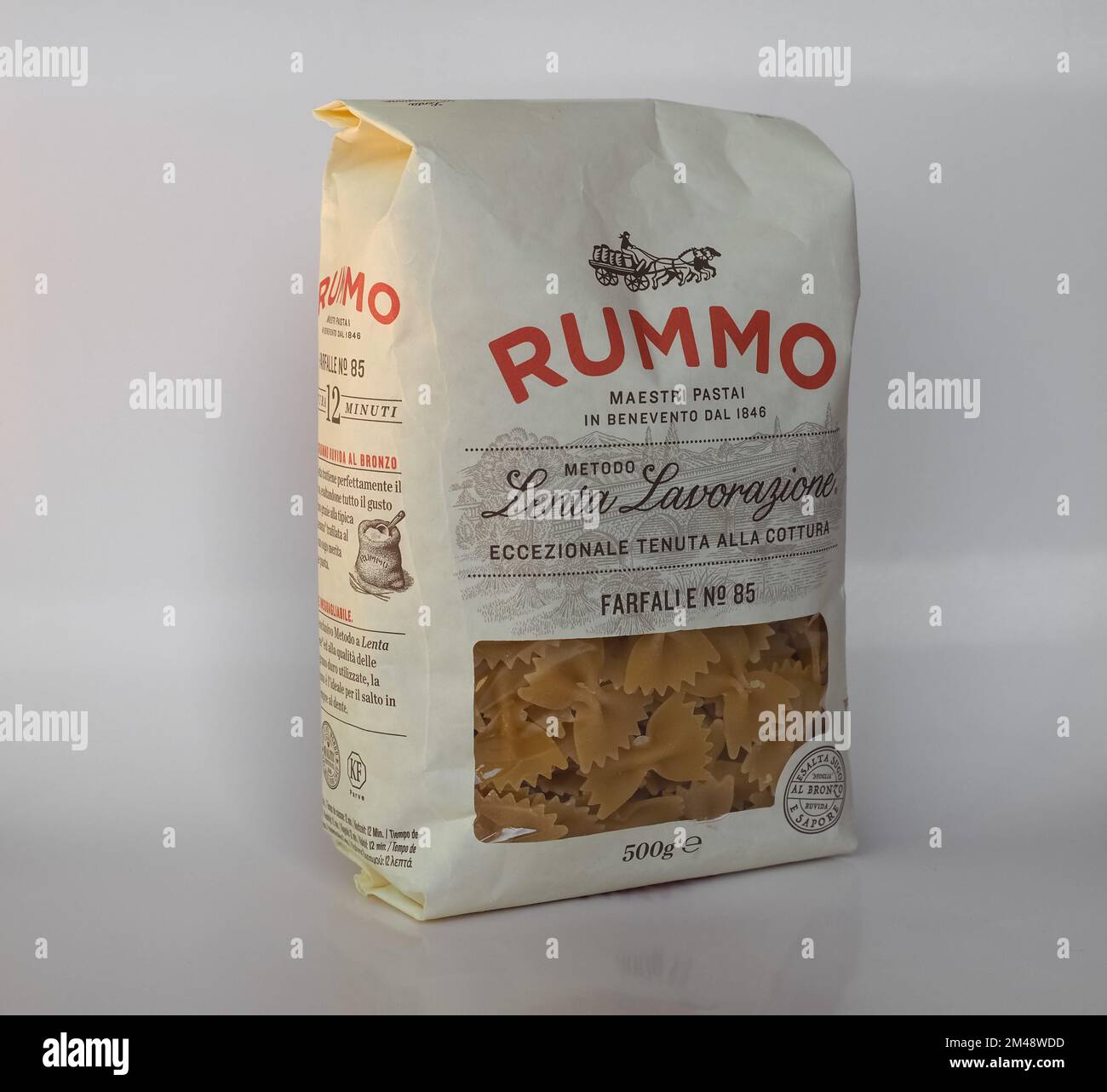 BENEVENTO, ITALY - CIRCA OCTOBER 2022: Packet of Rummo pasta Stock ...