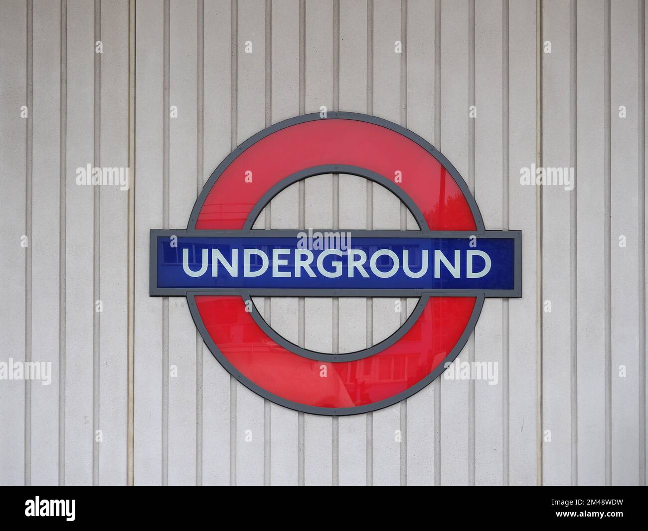 LONDON, UK - CIRCA OCTOBER 2022: Underground roundel sign Stock Photo ...