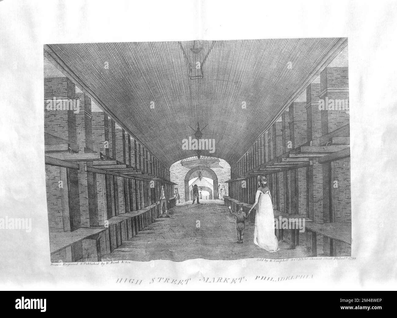 High Street Market. Original caption: High Street Market. W. Birch ...