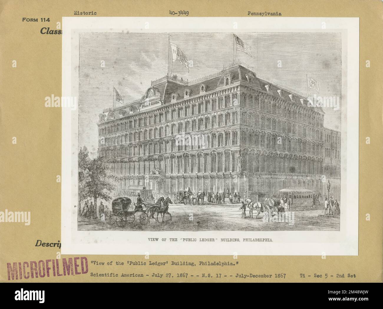 Ledger building hi-res stock photography and images - Alamy