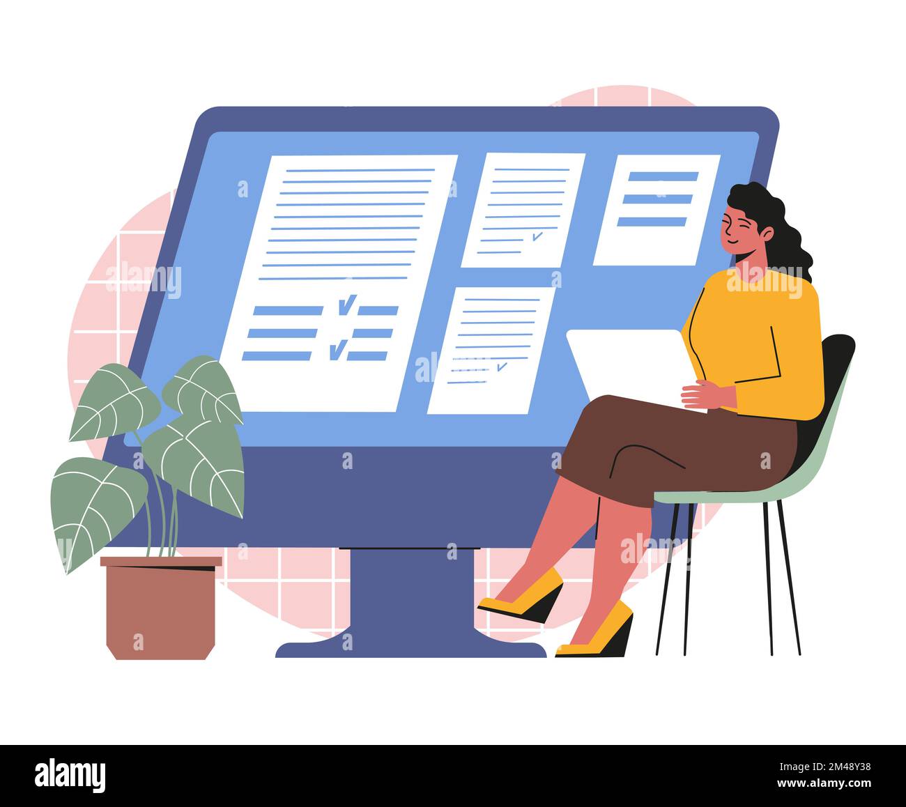 Person signing contract Stock Vector Image & Art - Alamy