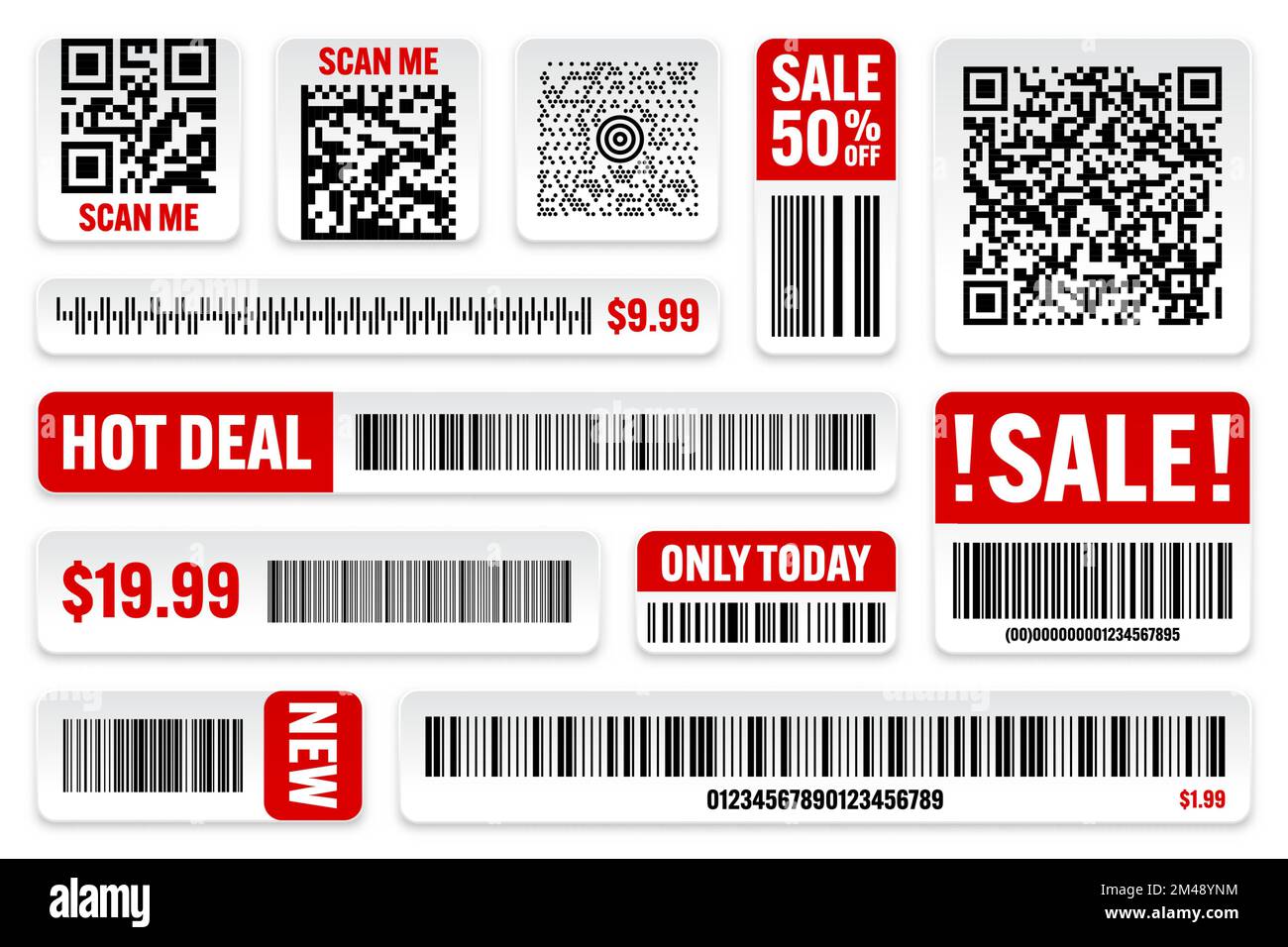 Inventory badge codes Stock Vector Images - Alamy