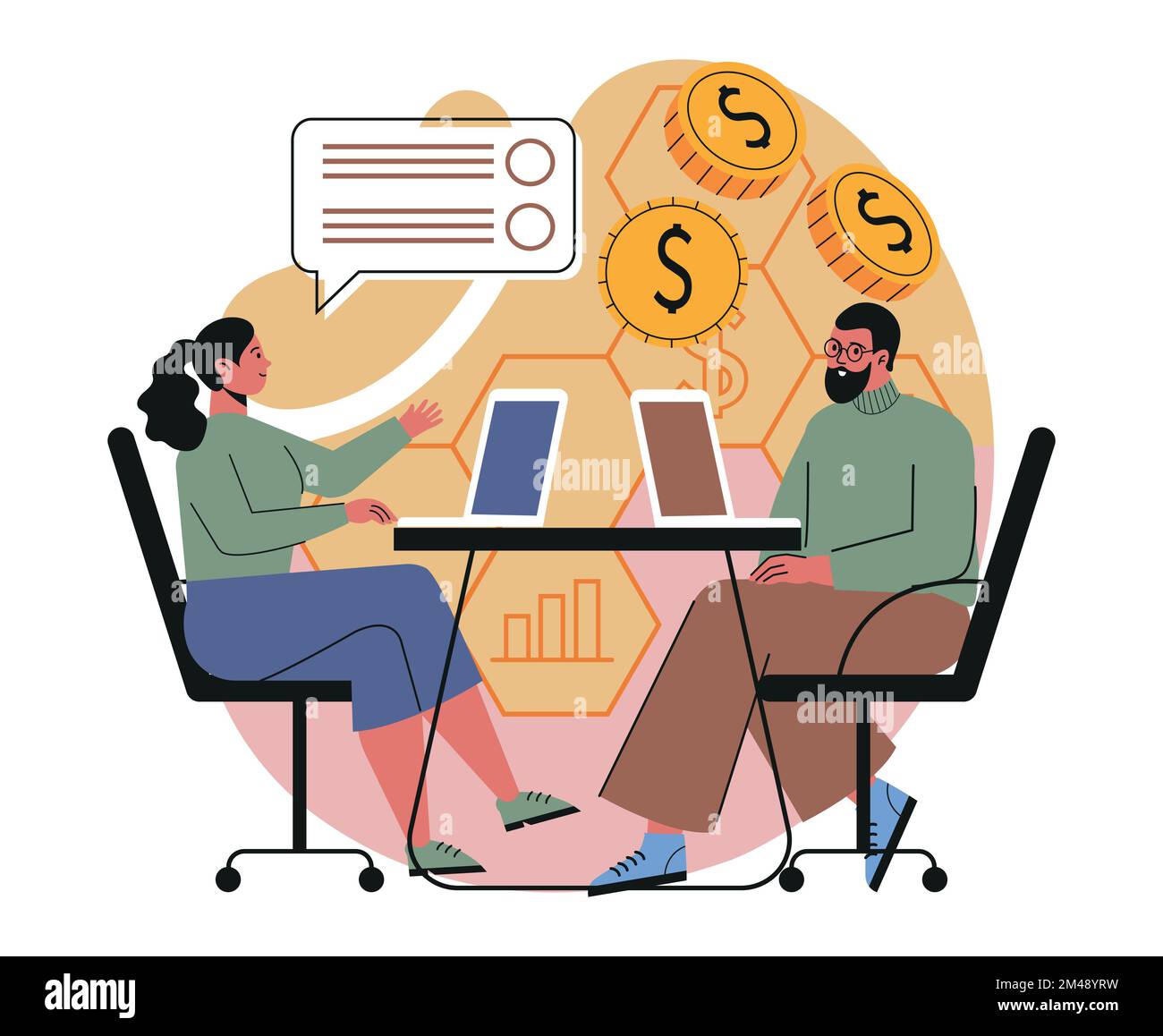 Manage finances concept Stock Vector Image & Art - Alamy