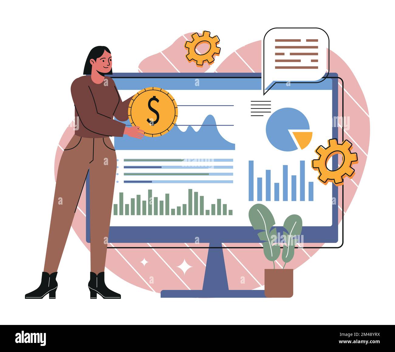Manage finances concept Stock Vector Image & Art - Alamy
