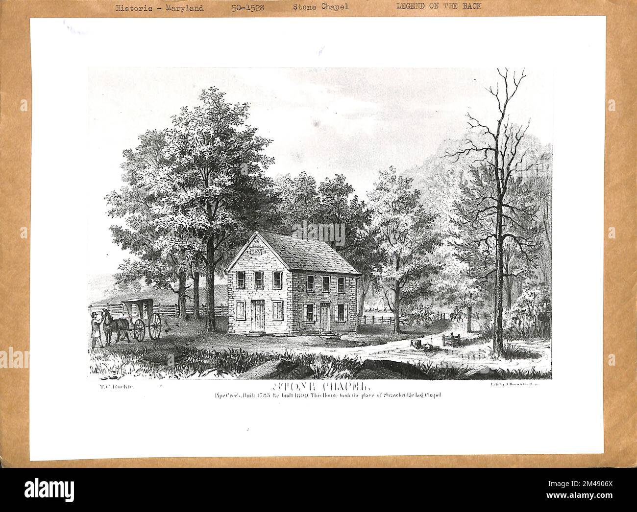 Stone Chapel. Original caption: Stone Chapel. From: Centenary Pictorial ...