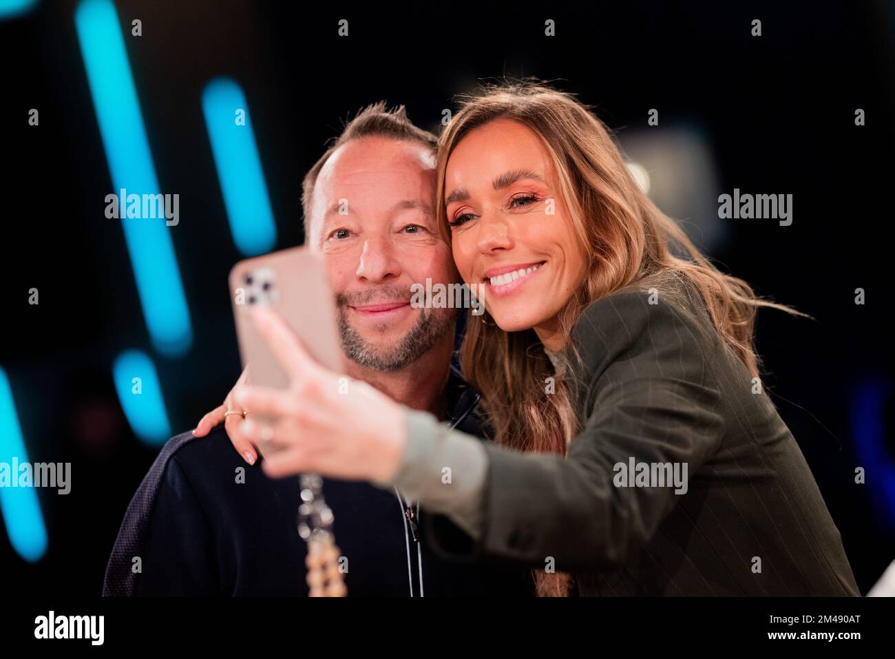 Cologne, Germany. 19th Dec, 2022. Annemarie Carpendale and DJ BoBo ...