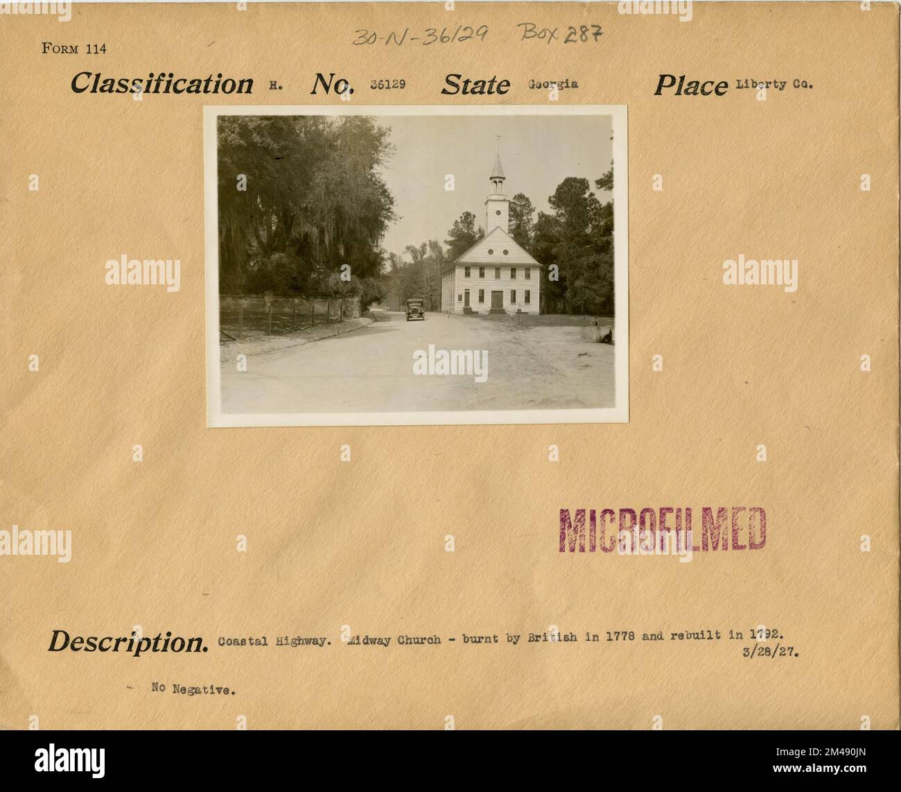 Coastal Highway, Midway Church. Original caption: Coastal Highway ...