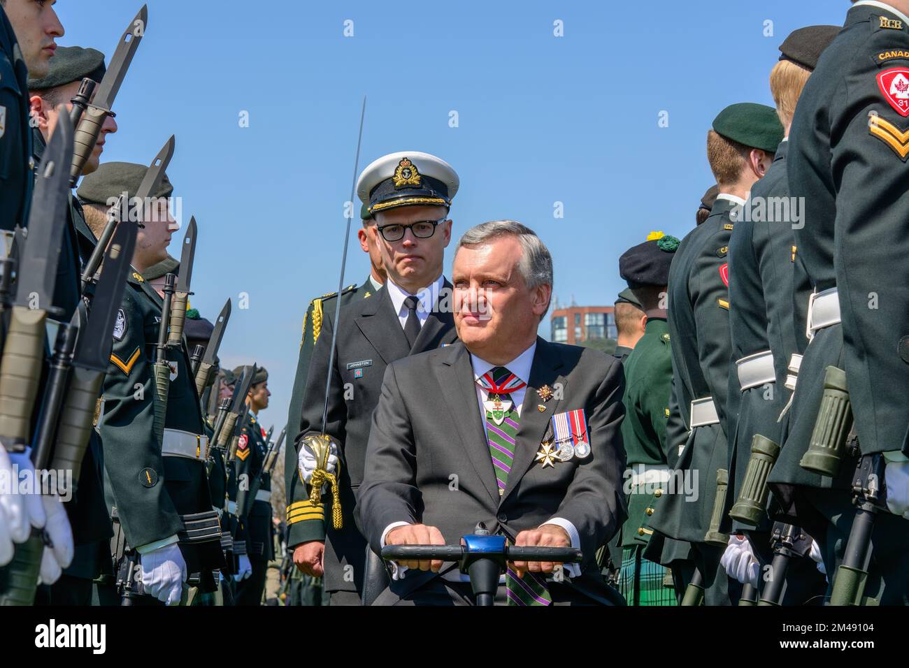 David Onley. The image was taken during the celebrations for the 200th ...