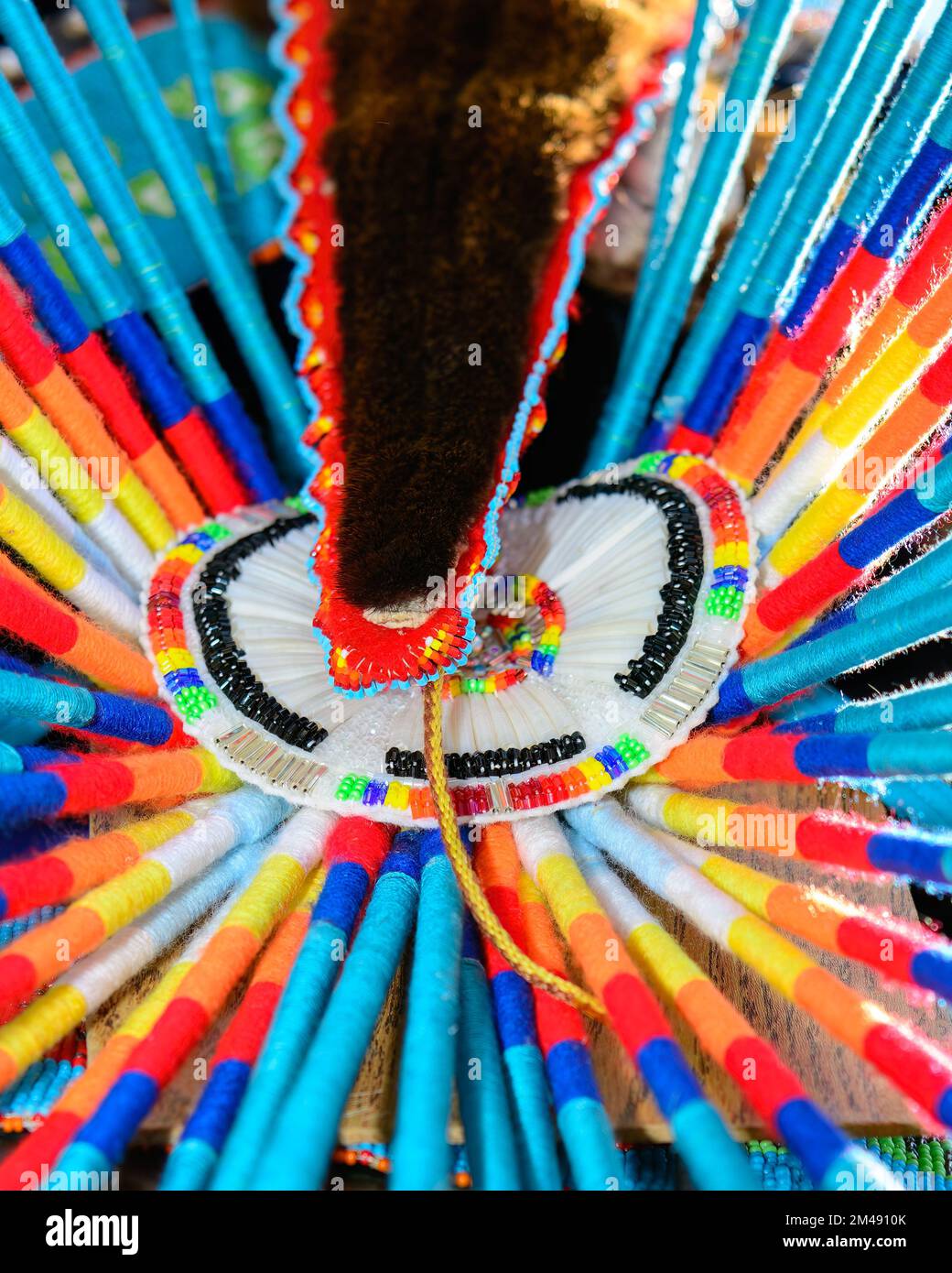 Canadian First Nations. The image was taken during the celebrations for ...
