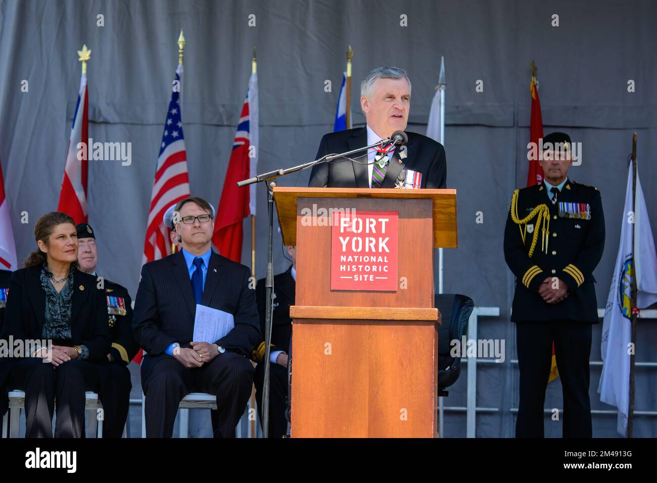 David Onley. The image was taken during the celebrations for the 200th ...