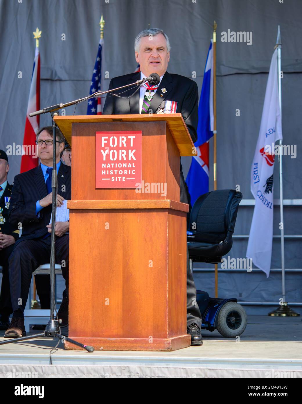 David Onley. The image was taken during the celebrations for the 200th ...