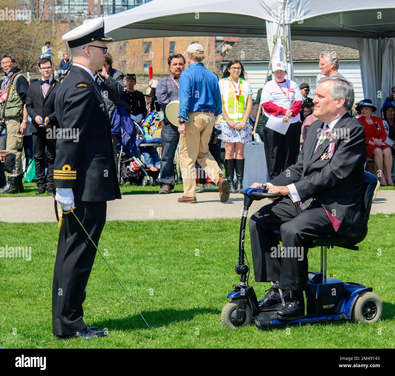 David Onley. The image was taken during the celebrations for the 200th ...