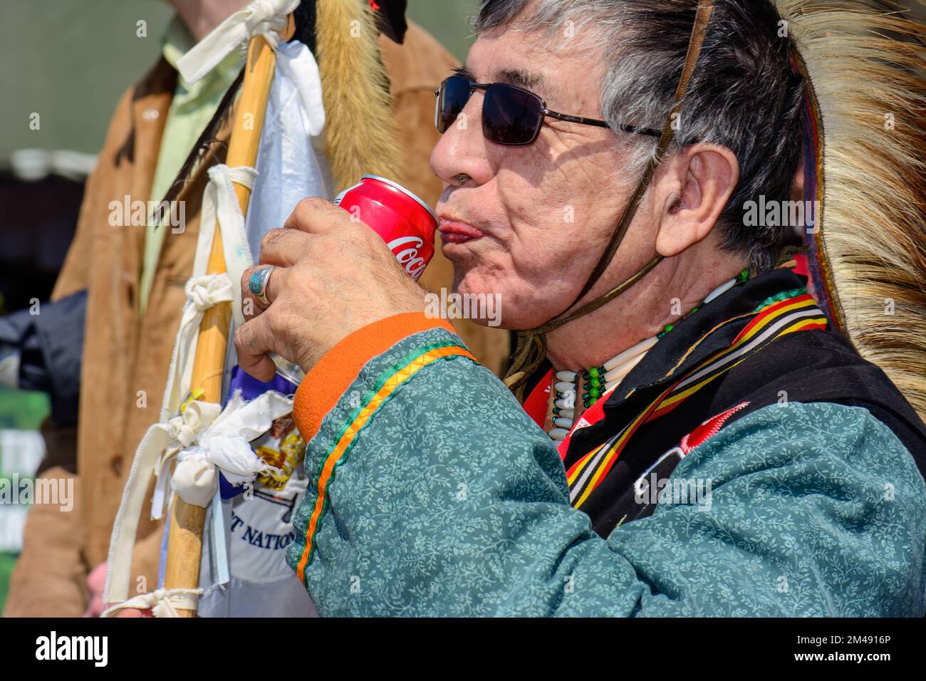 Portrait of First Nations Storyteller Garry Sault, Toronto, Canada ...