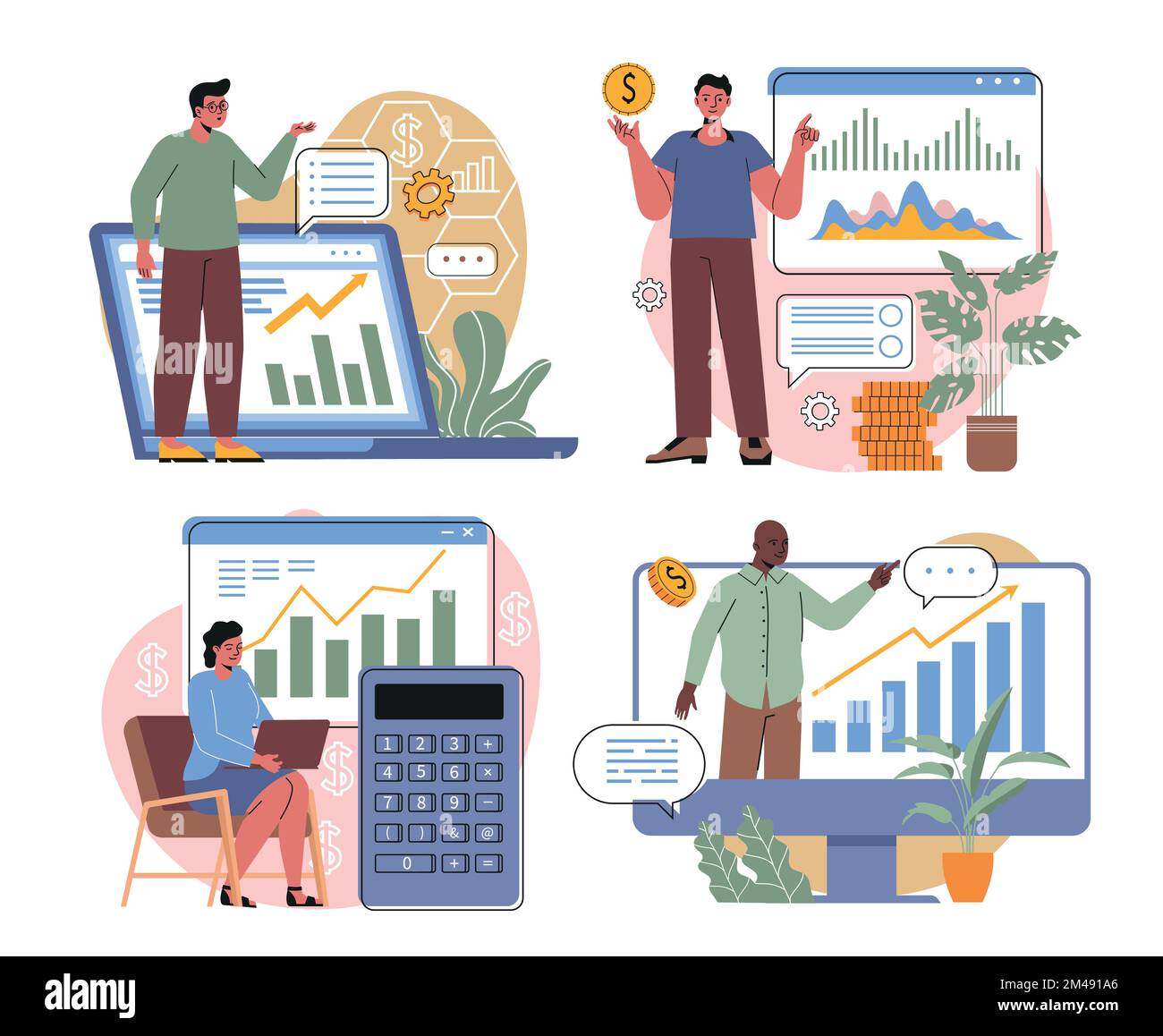 Digital financial literacy Cut Out Stock Images & Pictures - Alamy