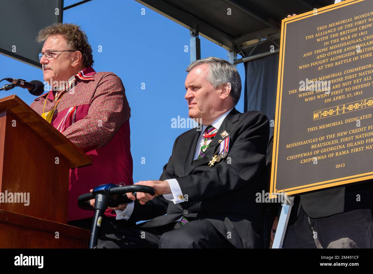 David Onley. The image was taken during the celebrations for the 200th ...