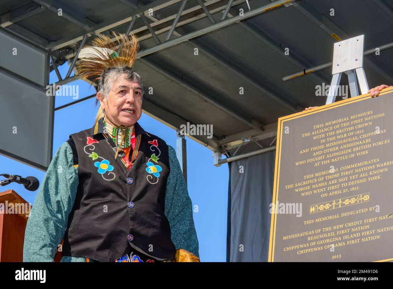 Portrait of First Nations Storyteller Garry Sault, Toronto, Canada ...
