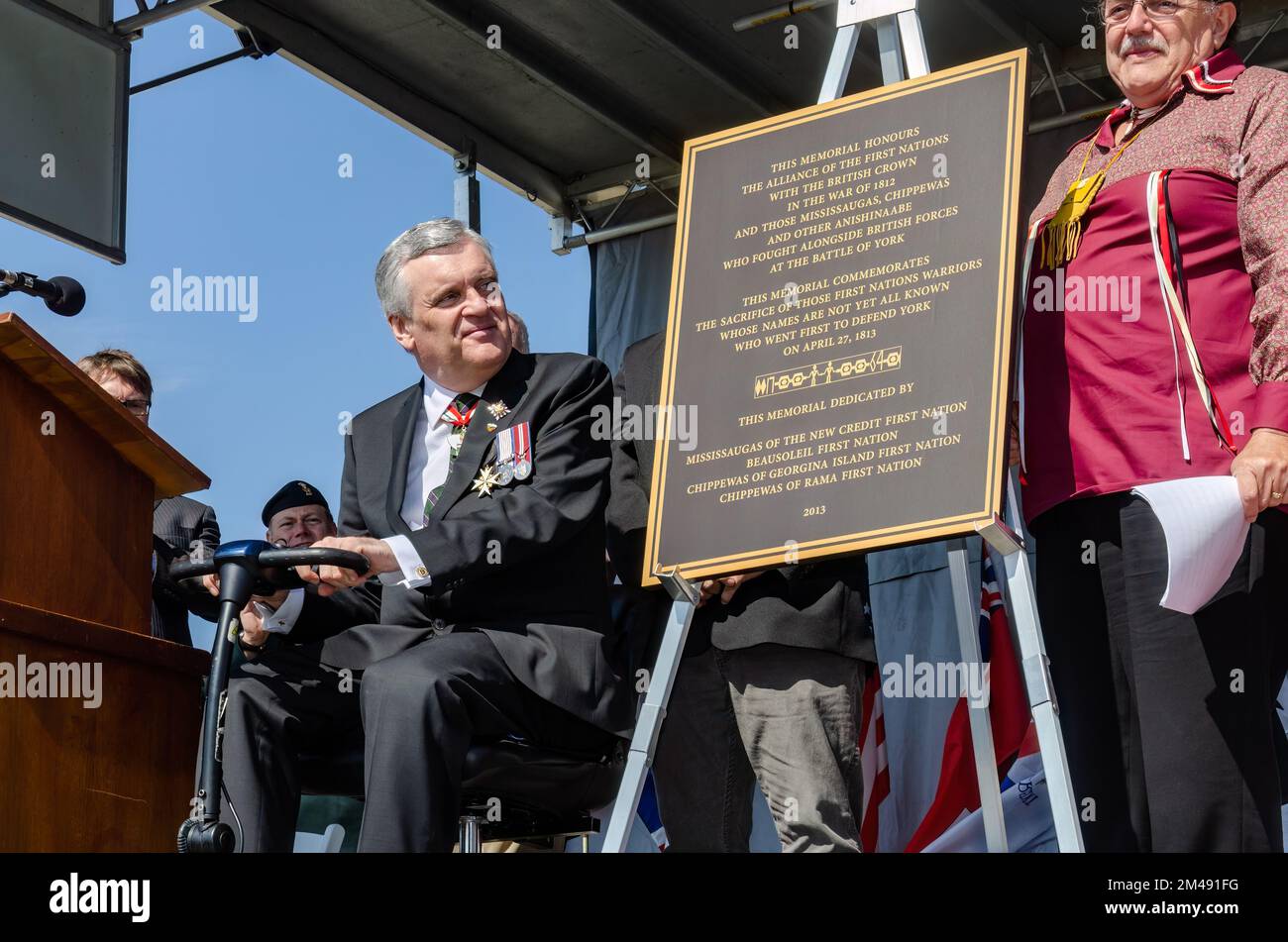 David Onley. The image was taken during the celebrations for the 200th ...