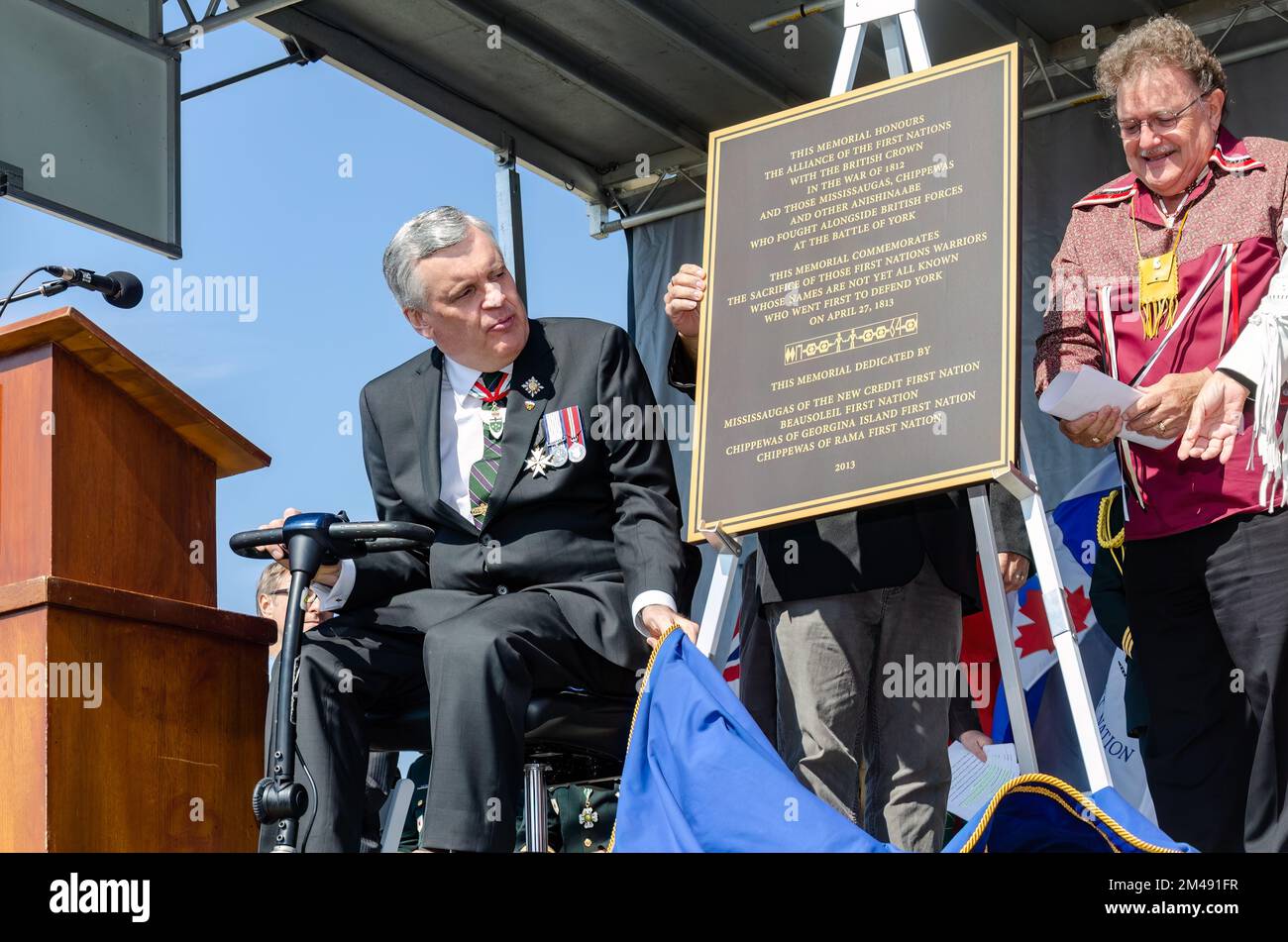 David Onley. The image was taken during the celebrations for the 200th ...