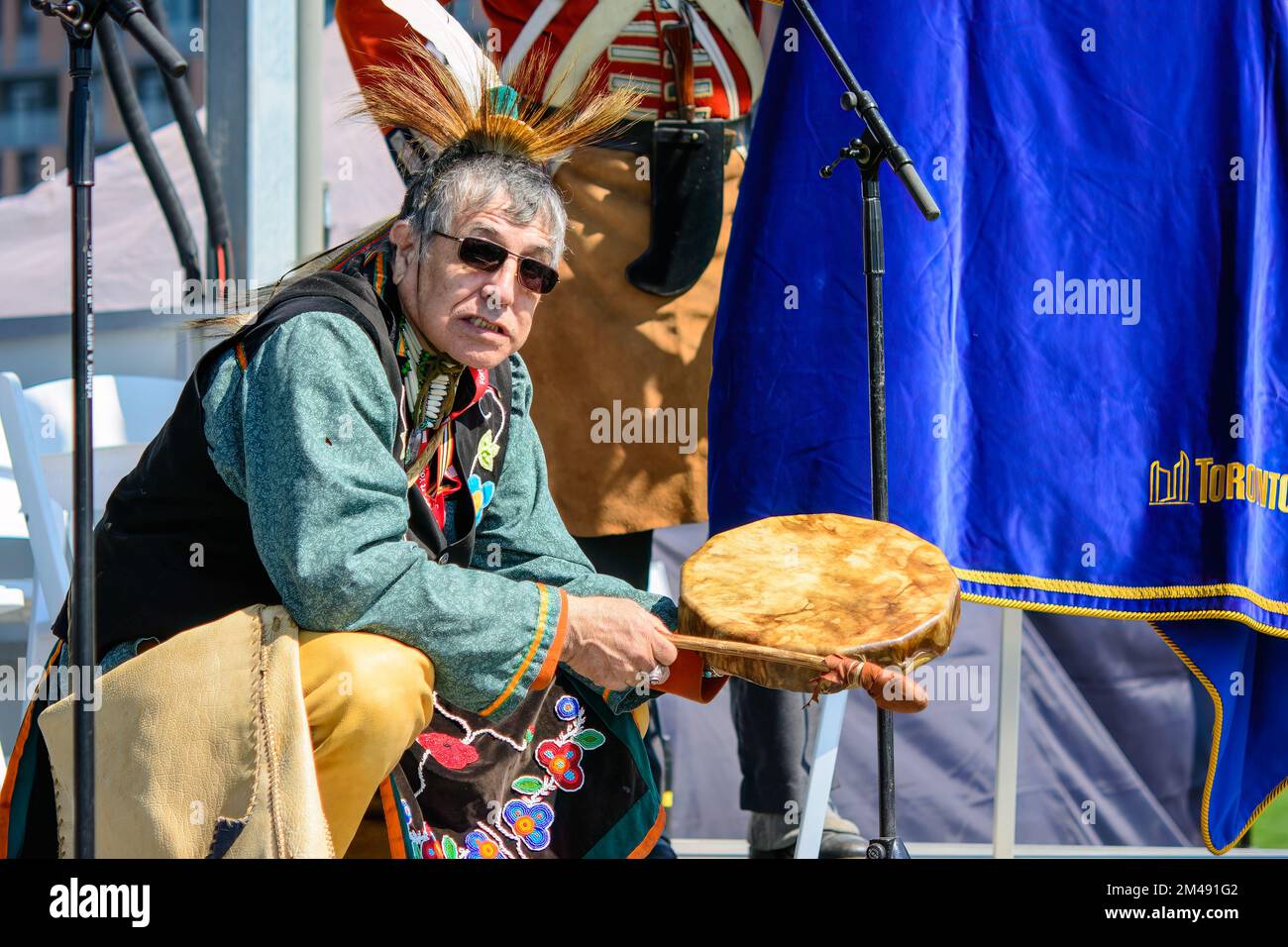 Portrait of First Nations Storyteller Garry Sault, Toronto, Canada ...