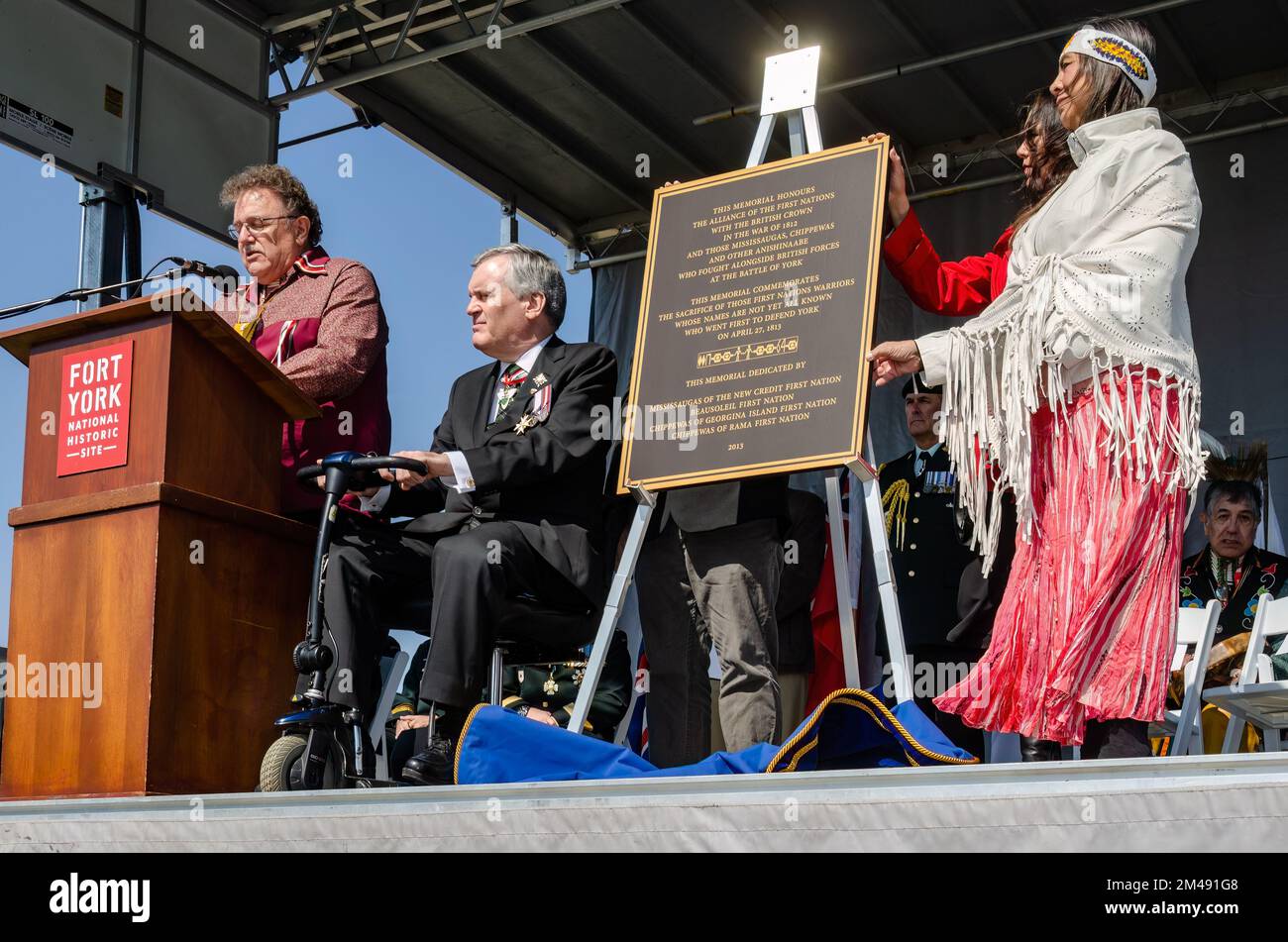 David Onley. The image was taken during the celebrations for the 200th ...