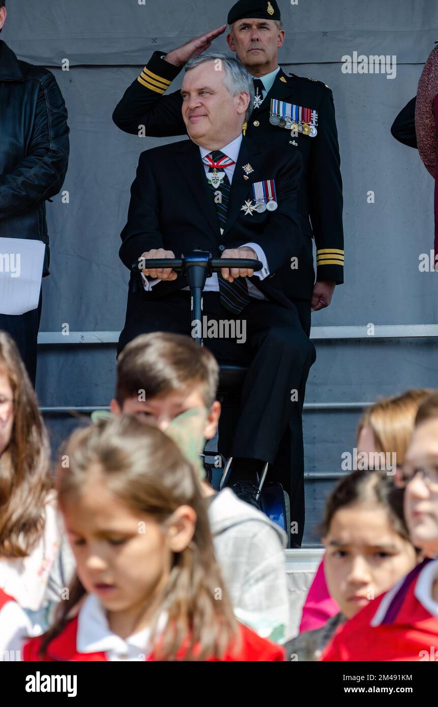 David Onley. The image was taken during the celebrations for the 200th ...