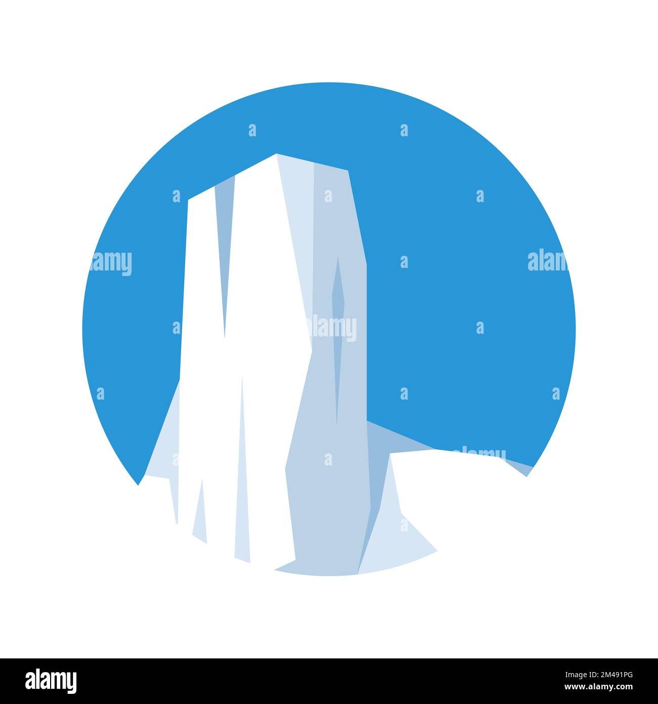 Huge glacial iceberg frozen Stock Vector Images - Alamy