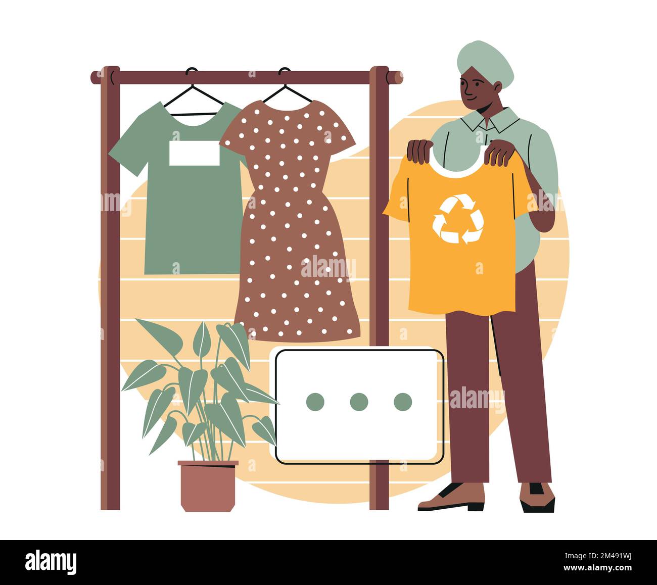 Sustainable cloth Stock Vector Images - Alamy