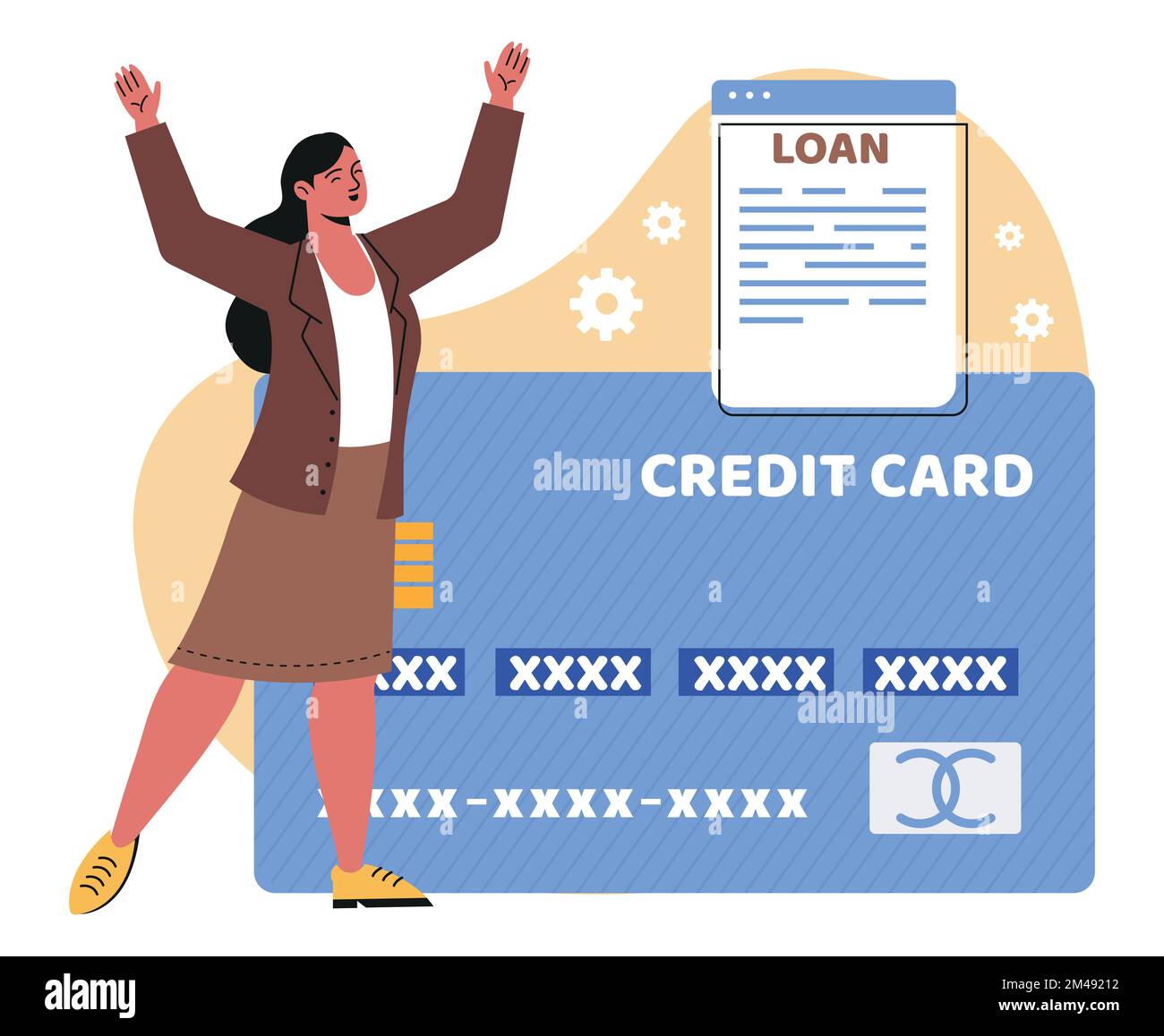 Credit approval concept Stock Vector Image & Art - Alamy
