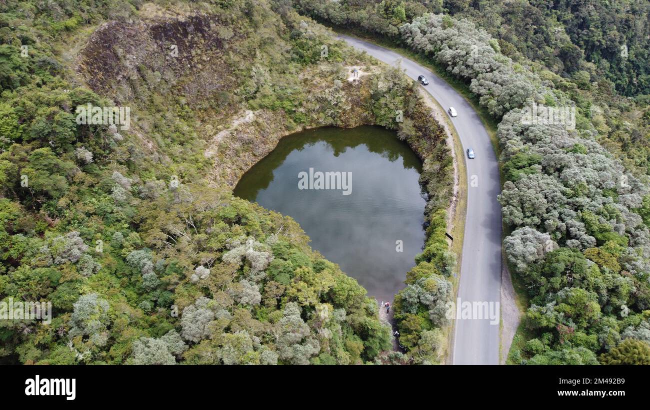 an aerial shot over Cerro de la Muerte in costa rica Stock Photo - Alamy