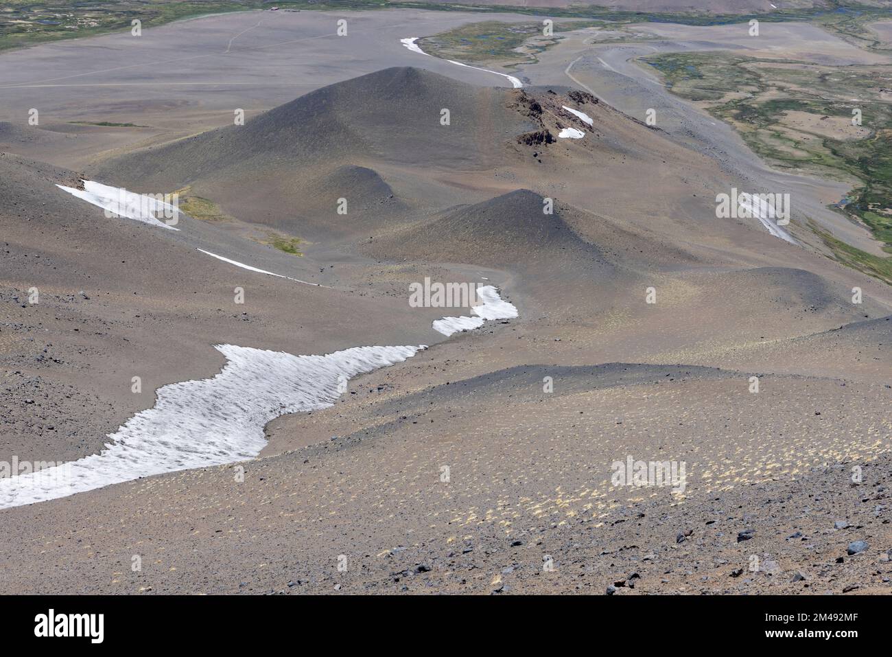 View of the breathtaking landscape at Paso Vergara in Argentina while ...