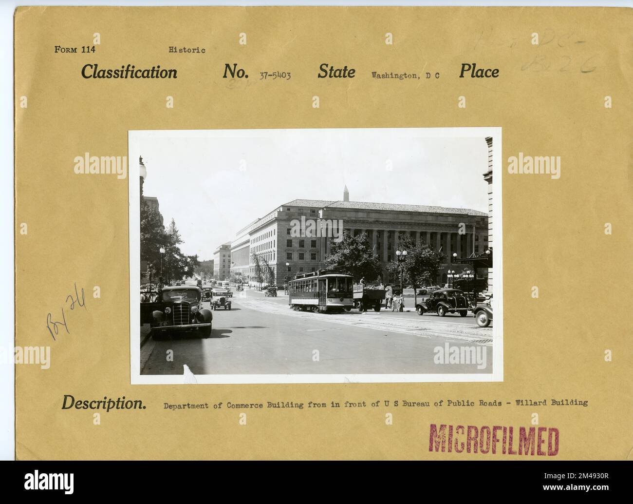 Department of Commerce Building from in Front of U.S. Bureau of Public ...