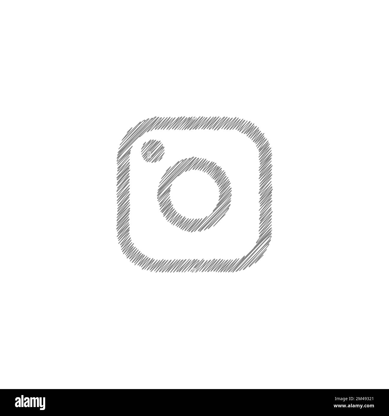 Simple Camera sketch vector icon. Social media sign Stock Vector Image ... Simple Camera sketch vector icon. Social media sign Stock Vector Image ...