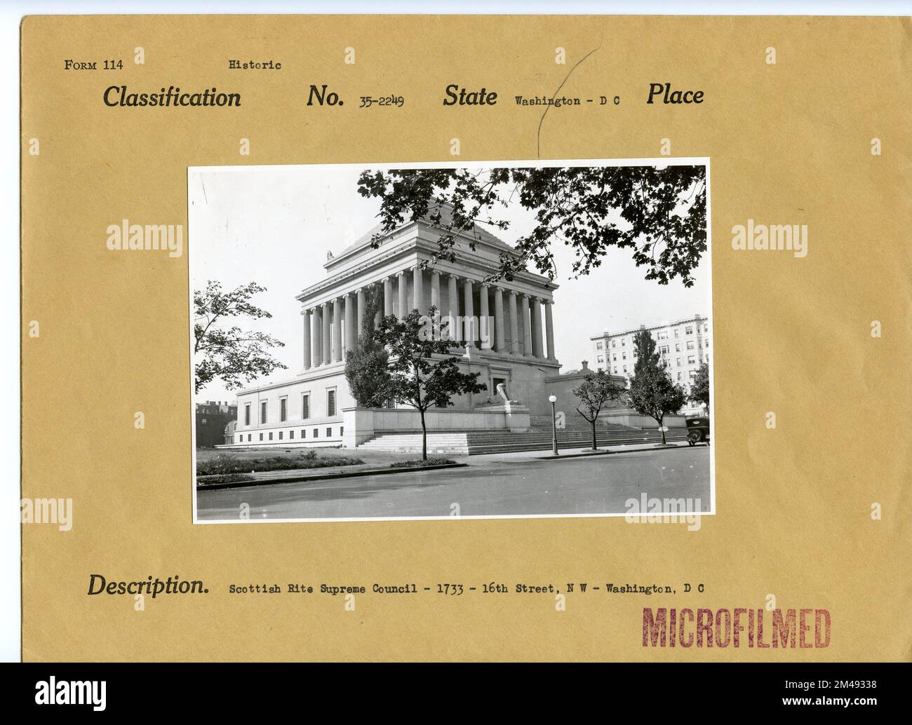 Scottish Rite Supreme Council. Original caption: Scottish Rite Supreme ...