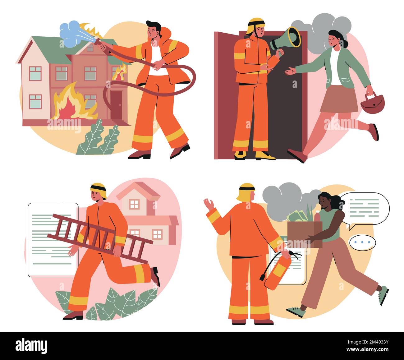 Fire Emergency concept Stock Vector Image & Art - Alamy