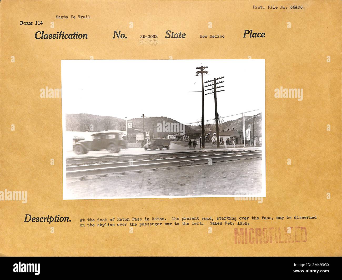 At the Foot of Raton Pass in Raton, the Present Road, Starting Over the ...