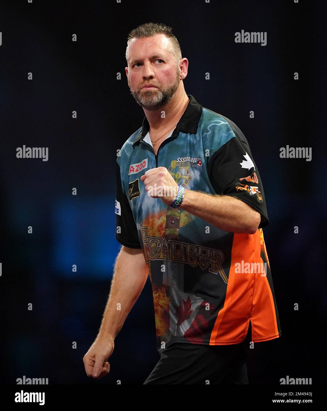 Canada's David Cameron in action against England's Ritchie Edhouse ...