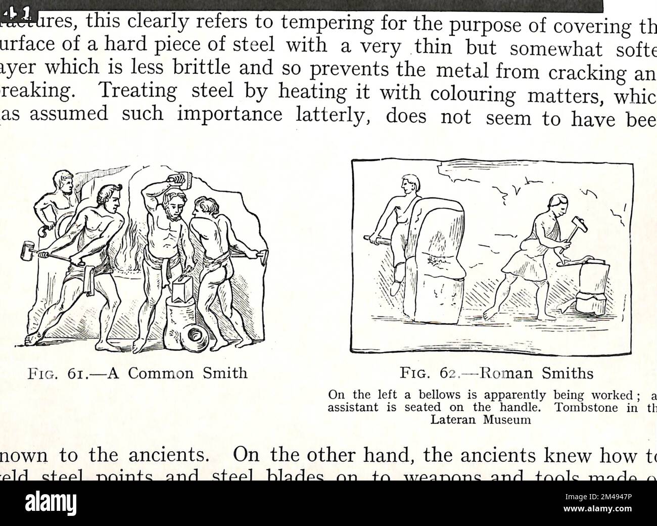 Common Smith and Roman Smiths. Original caption: From "The Technical ...