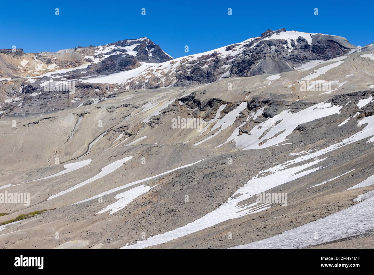 View of the breathtaking landscape at Paso Vergara in Argentina while ...