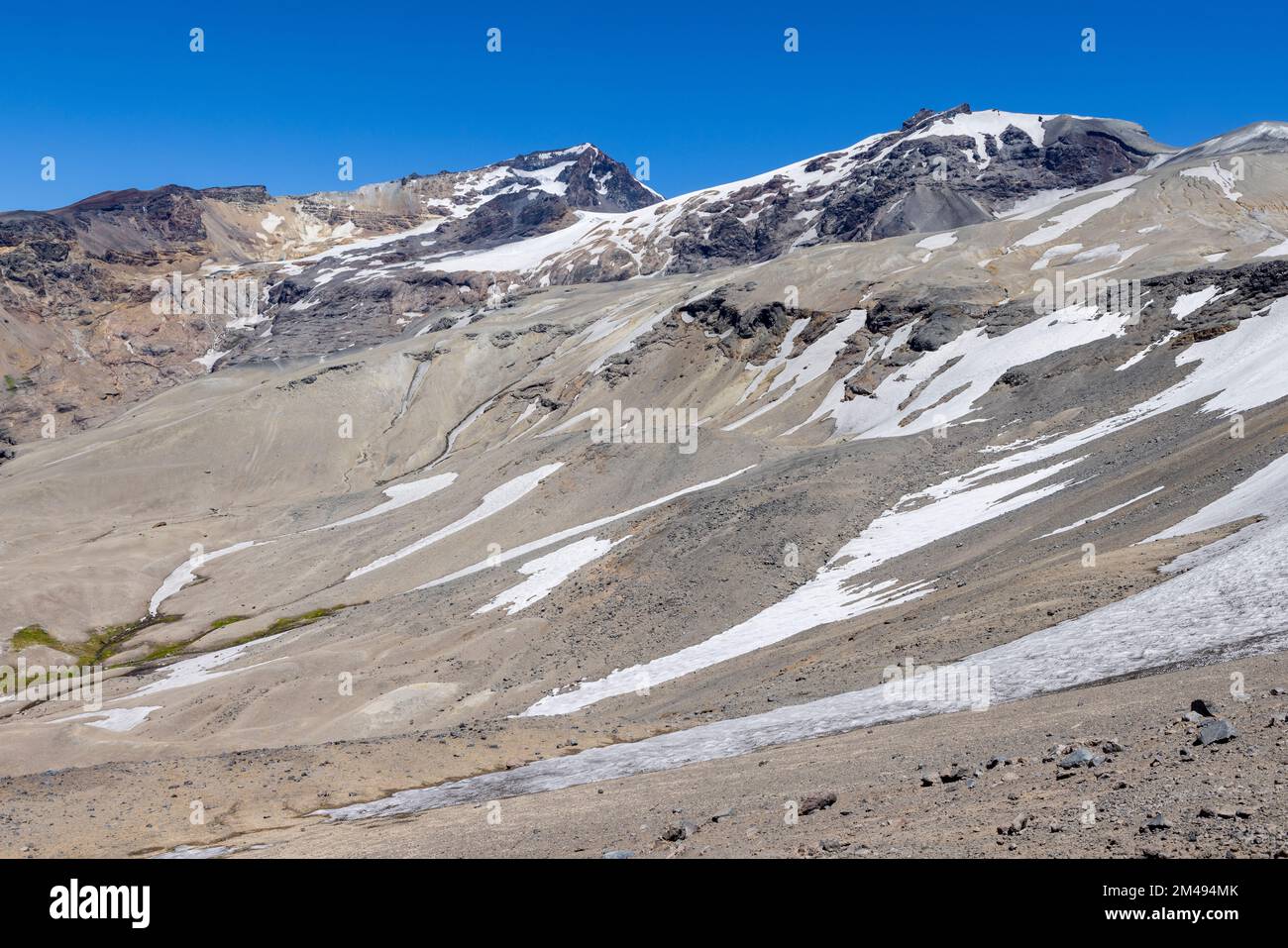View of the breathtaking landscape at Paso Vergara in Argentina while ...