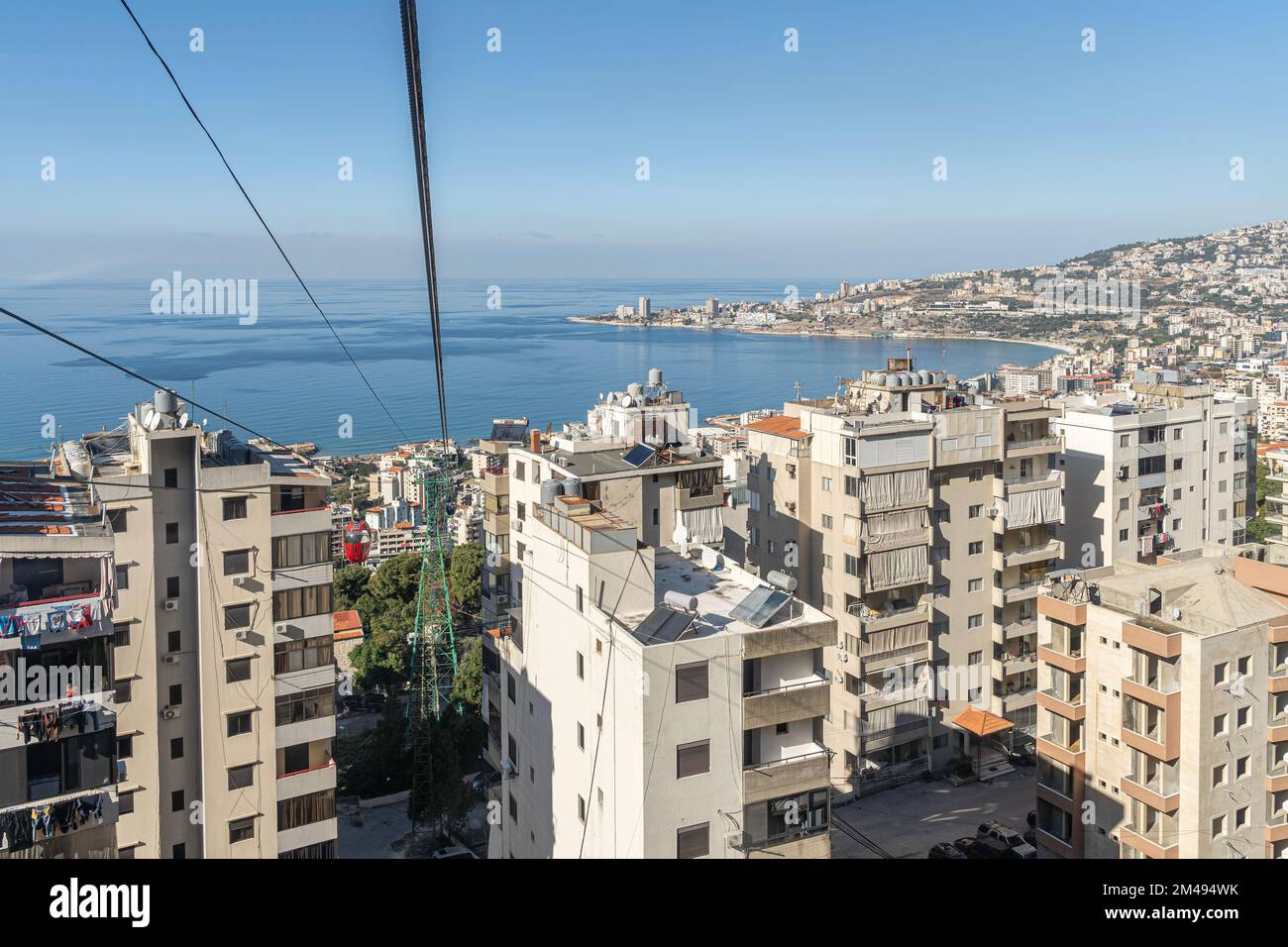 Jounieh cable car beirut lebanon hi-res stock photography and images ...