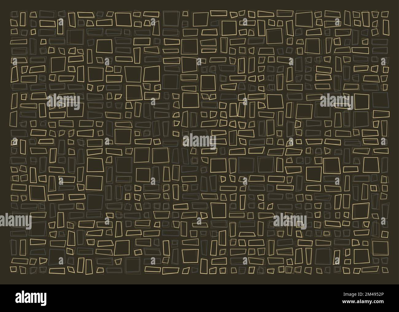 Abstract Offset Quads generative art background art illustration Stock ...