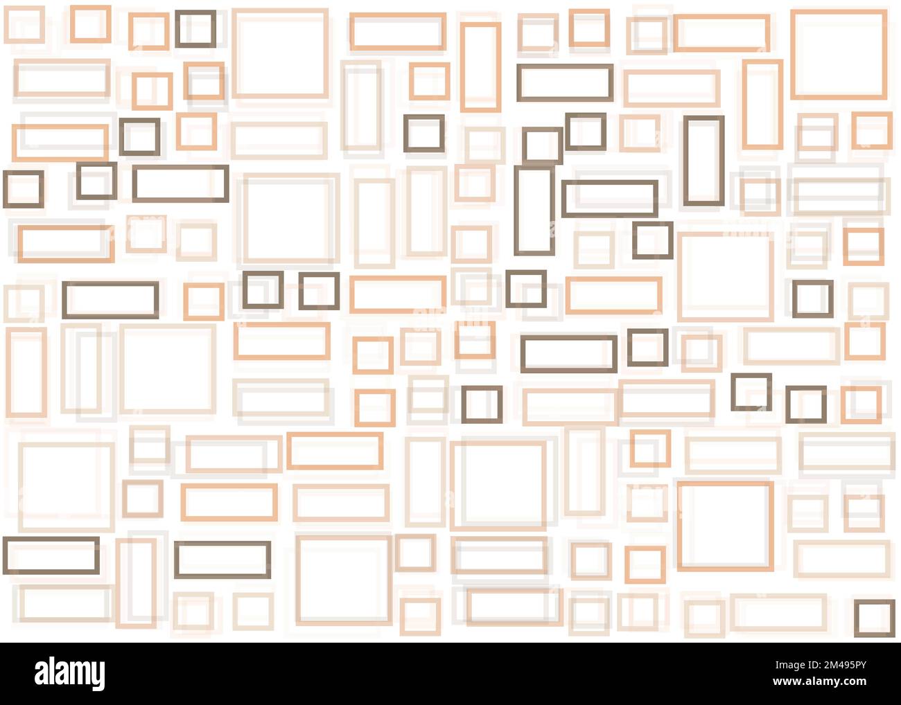 Abstract Offset Quads generative art background art illustration Stock ...