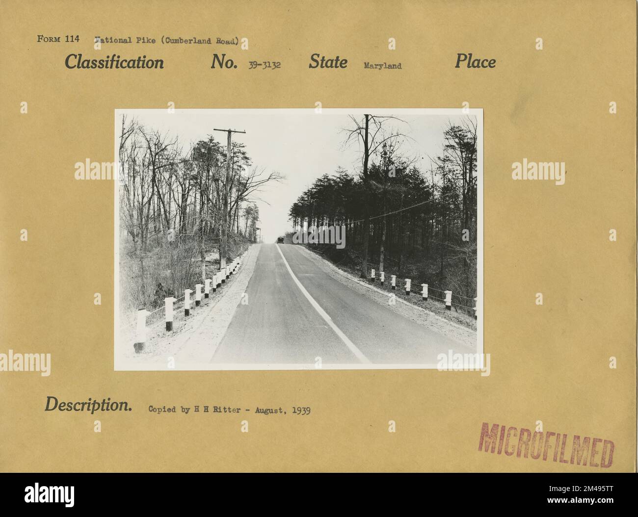 National Pike (Cumberland Road), Maryland. Original caption: Copied ...