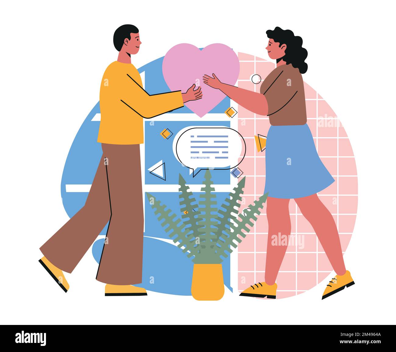 People in love concept Stock Vector Image & Art - Alamy