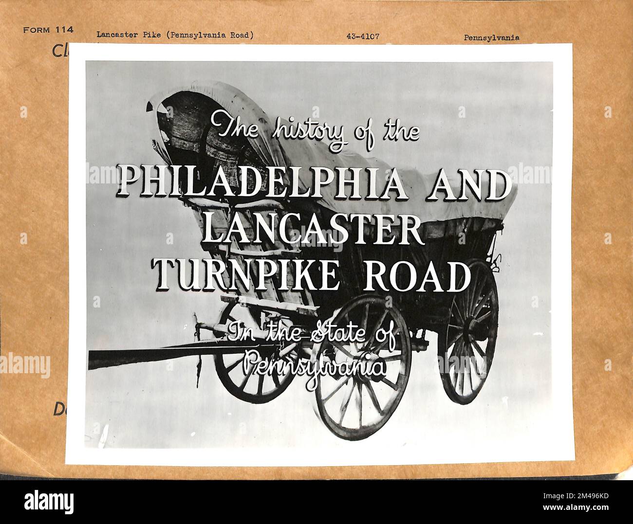 The History of the Philadelphia and Lancaster Turnpike Road in the ...