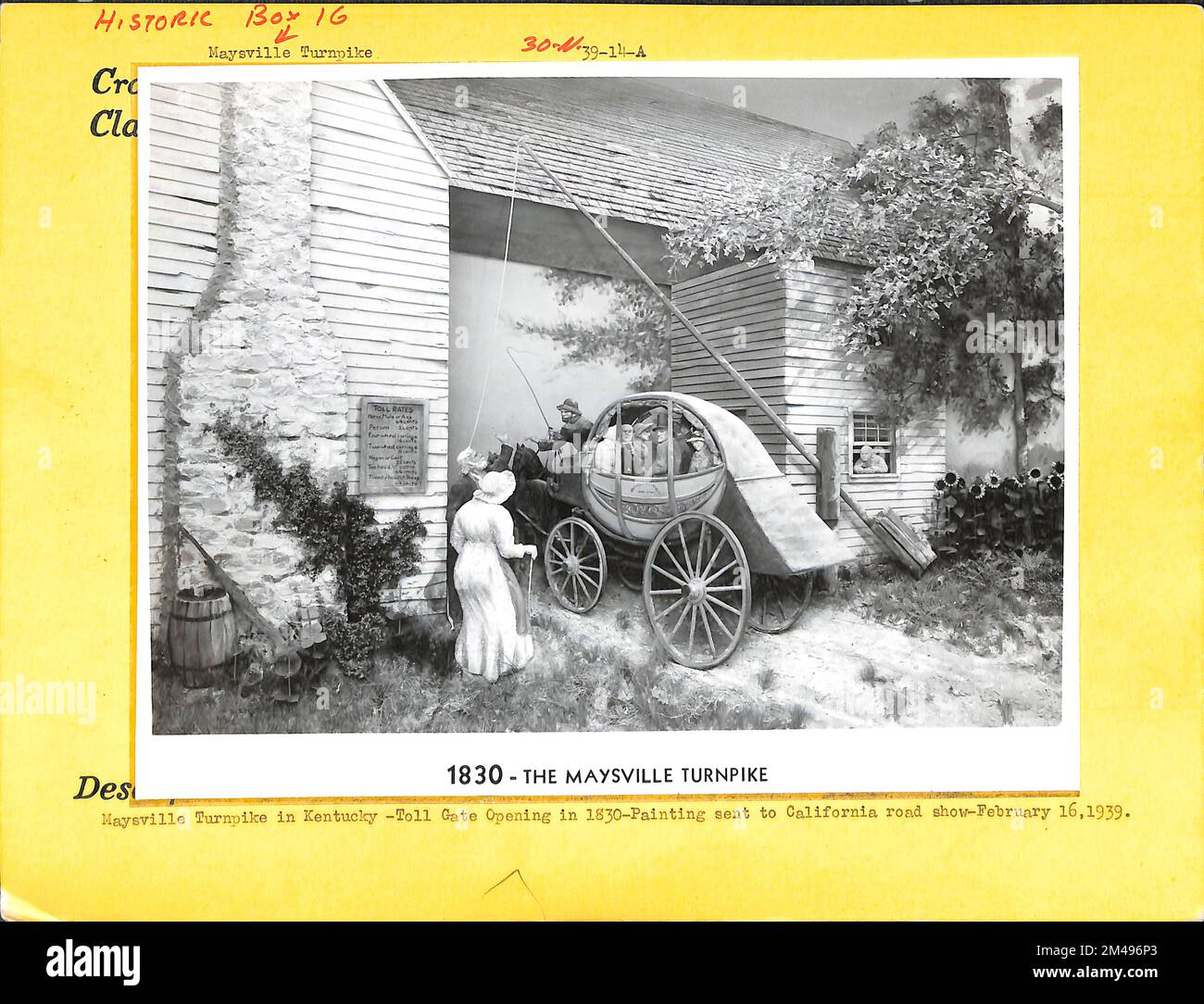 Maysville Turnpike in Kentucky, Toll Gate Opening. Original caption ...